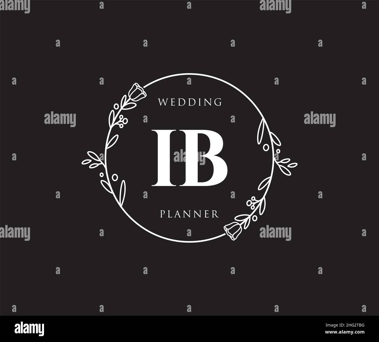 Ib logo design hi-res stock photography and images - Alamy