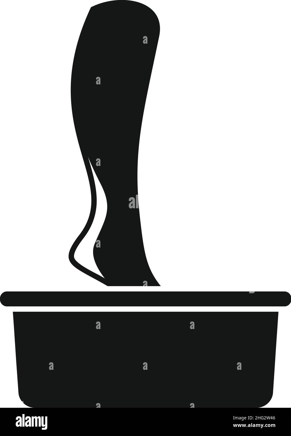 Footbath vector vectors hi-res stock photography and images - Alamy