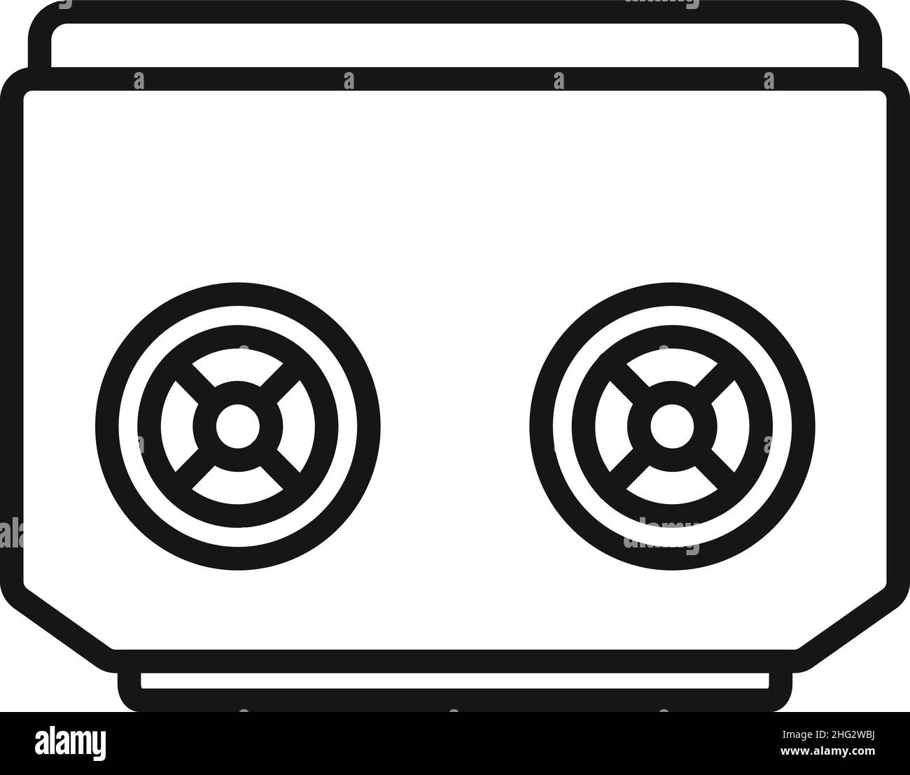 Foot bath pot icon outline vector. Spa massage. Care cold Stock Vector ...