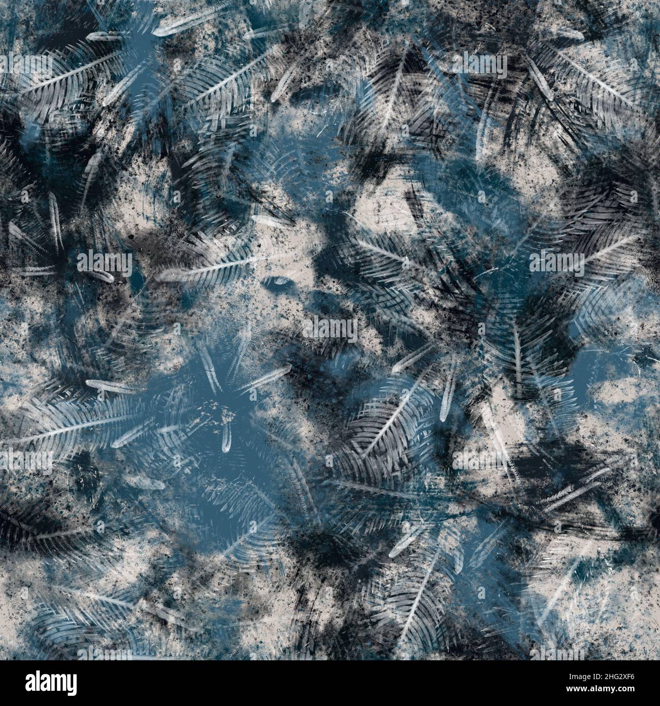 Seamless navy blue and white abstract grungy seamless surface pattern ...