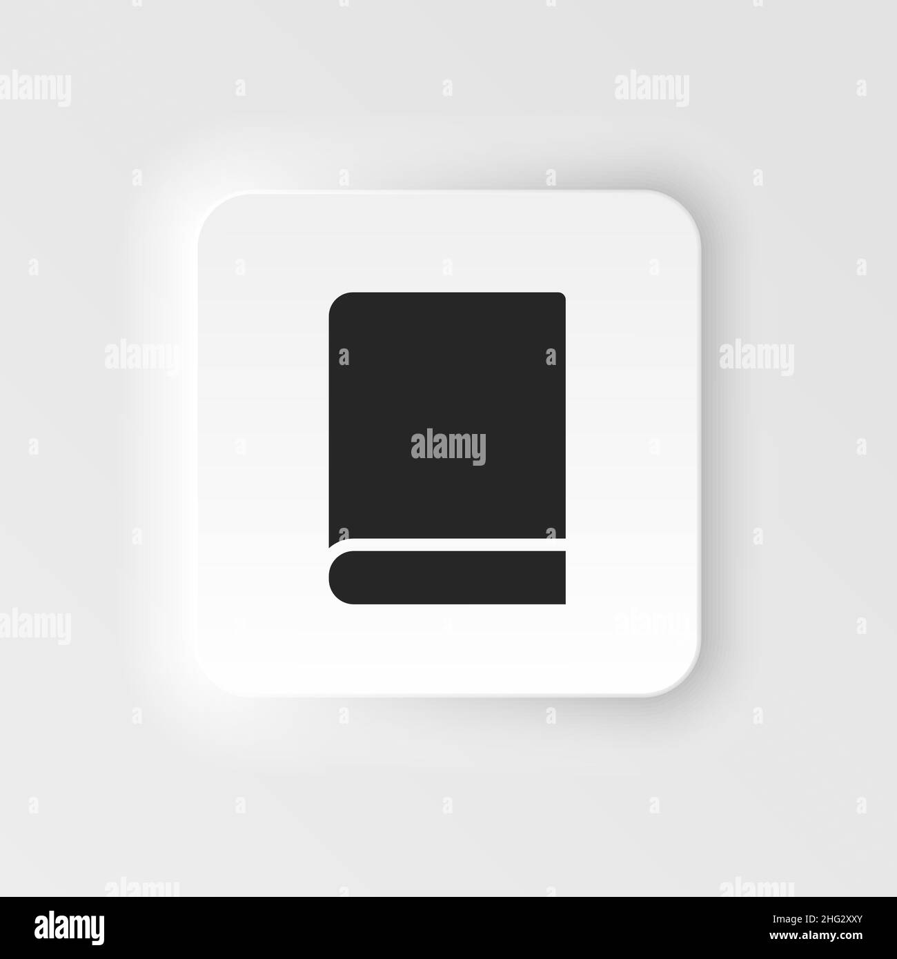 Book icon - Vector. Simple element illustration from UI concept. Book ...