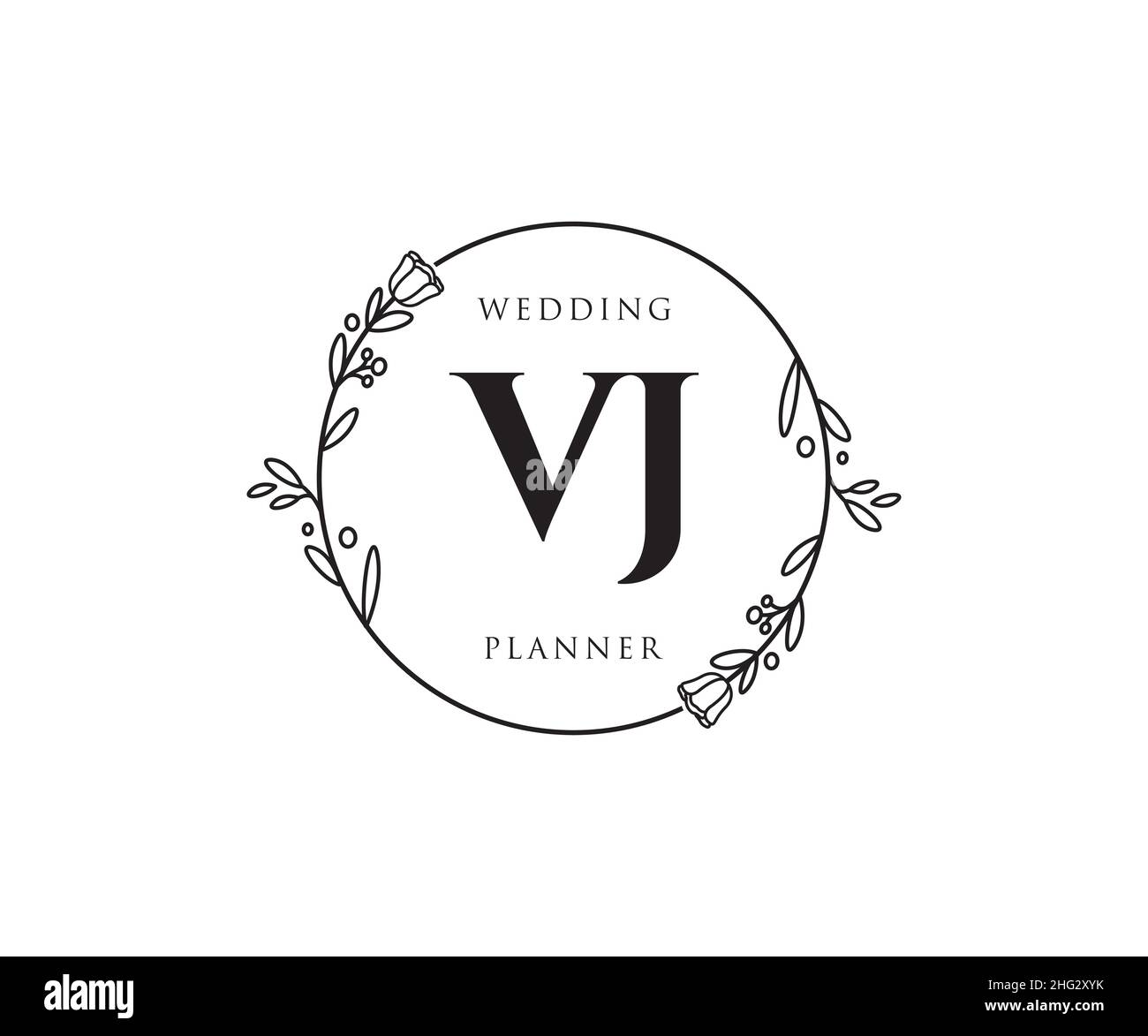 Vj element Stock Vector Images - Alamy