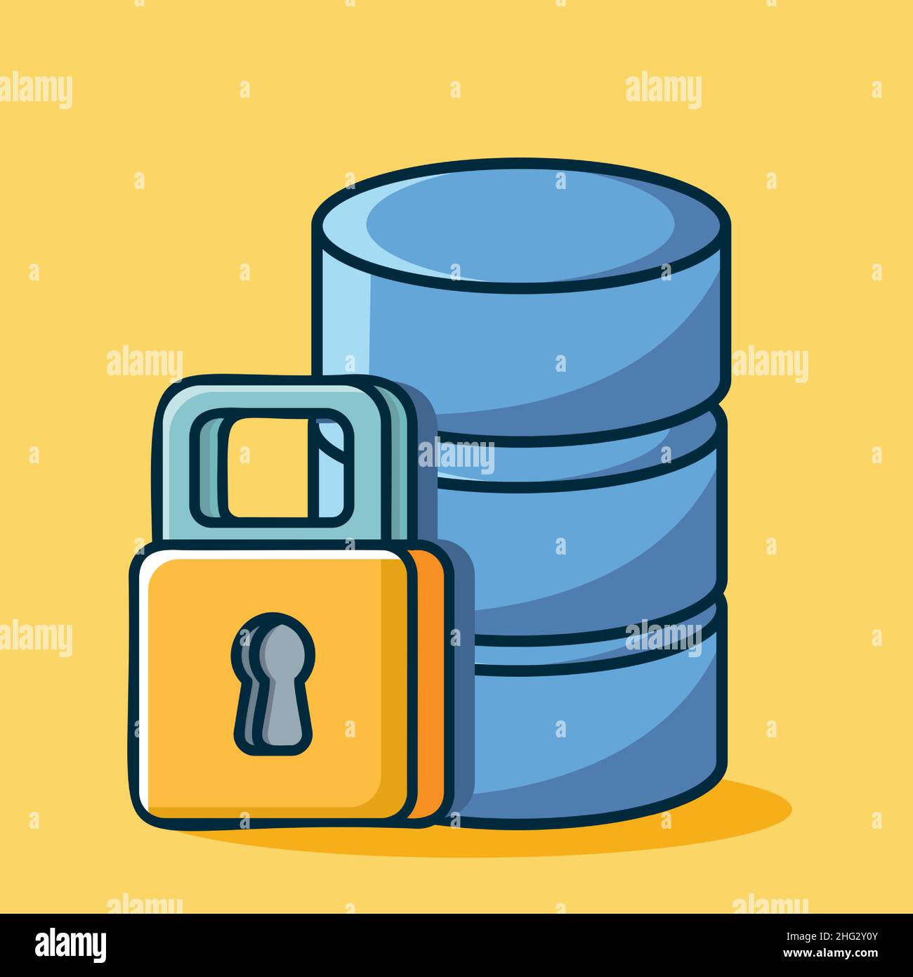 Cartoon style cloud storage Stock Vector Images - Alamy