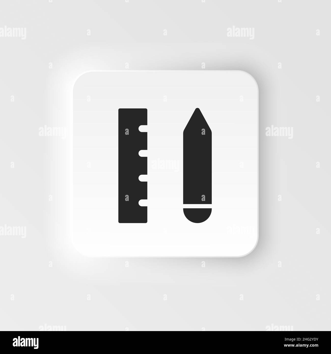 Drafting tools, drawing tools icon - Vector. Simple element ...