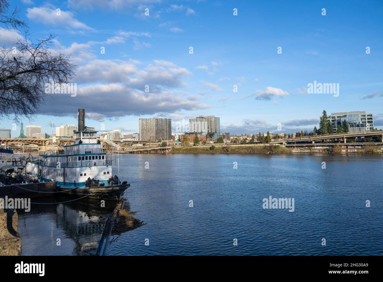 Portland is a sternwheel steamboat built in 1947 for the Port of ...