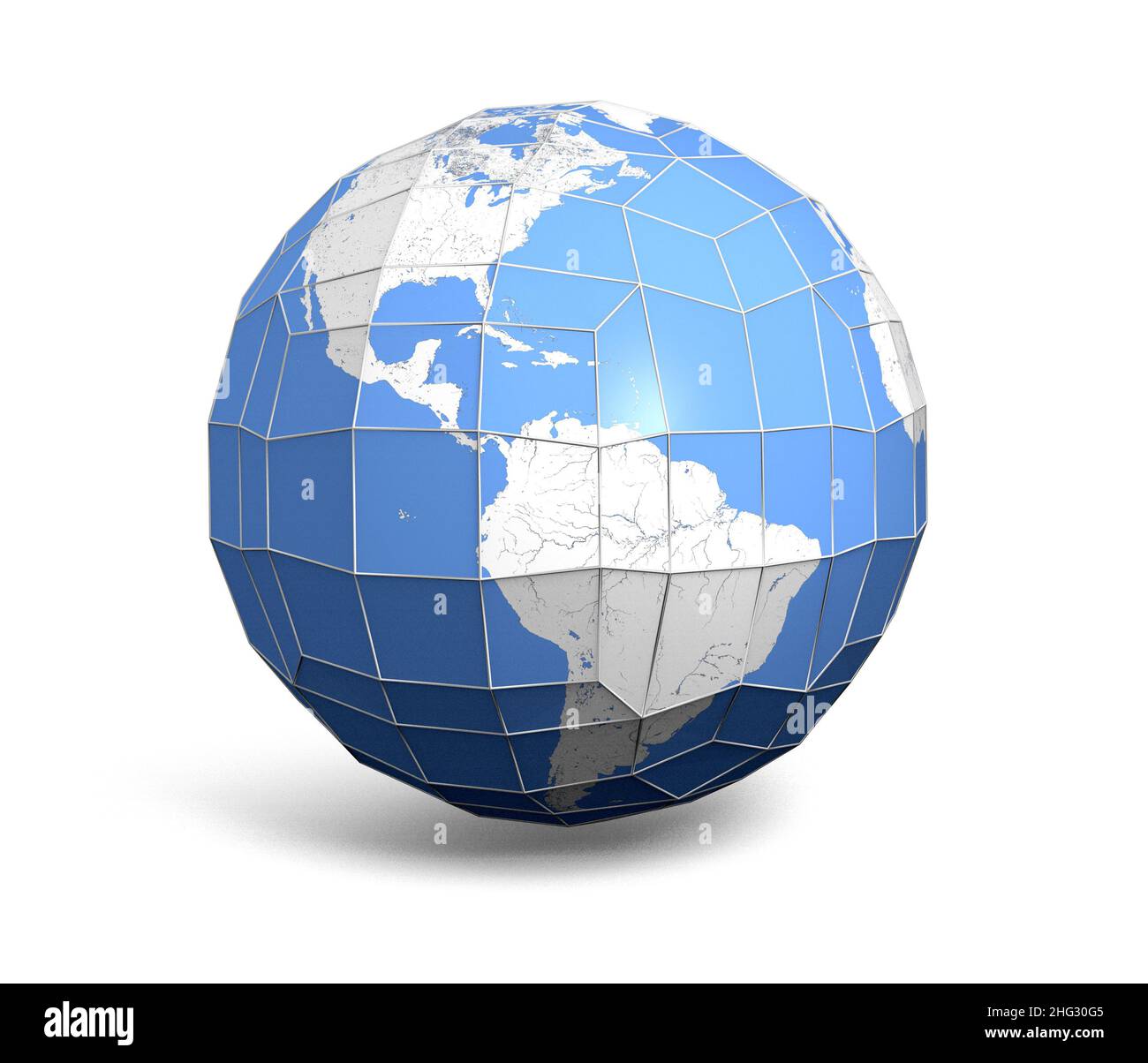 Stained glass world map Cut Out Stock Images & Pictures - Alamy