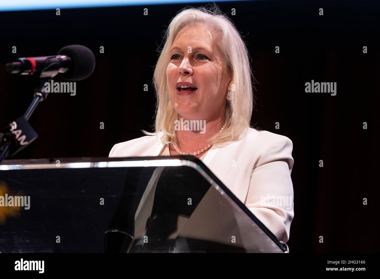 New York, NY - January, 17, 2022: U. S. Senator Kirsten Gillibrand ...