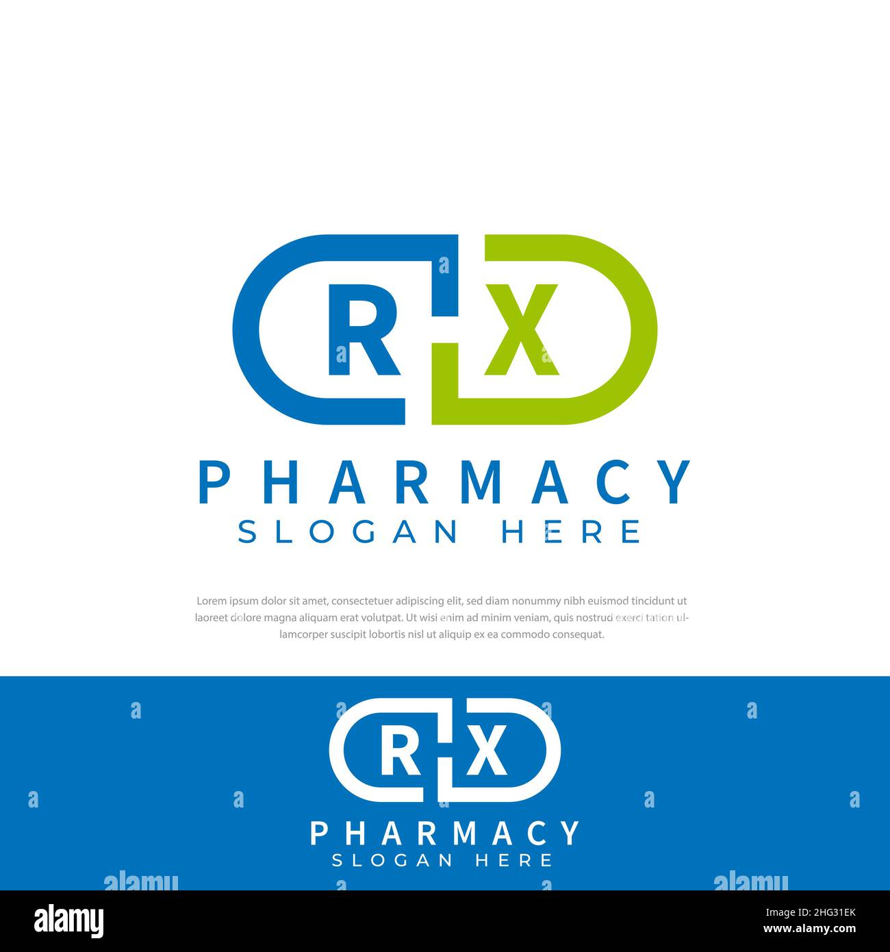 RX pharmaceutical capsule medicine logo vector,Drug Choice,drugstore ...