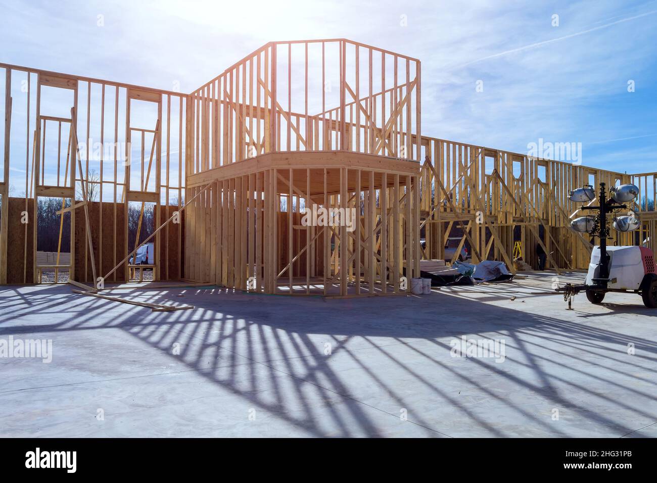 Plywood framing hi-res stock photography and images - Alamy