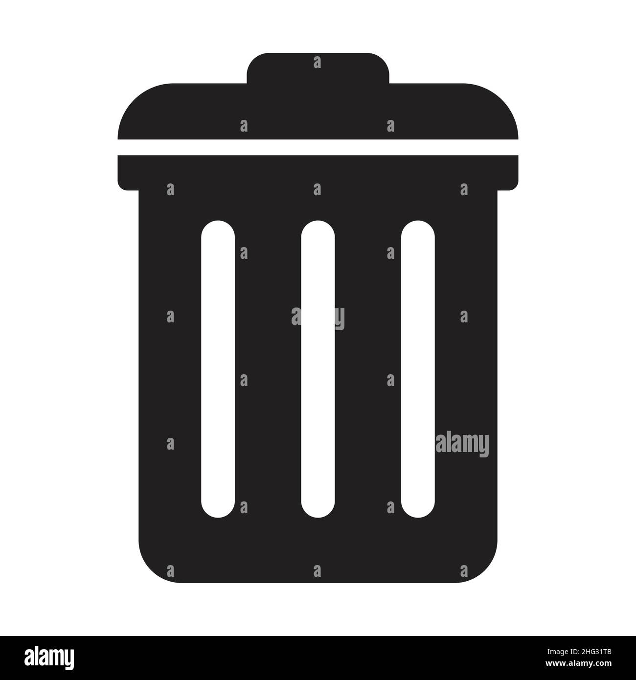 bin icon vector for graphic design, logo, website, social media, mobile ...