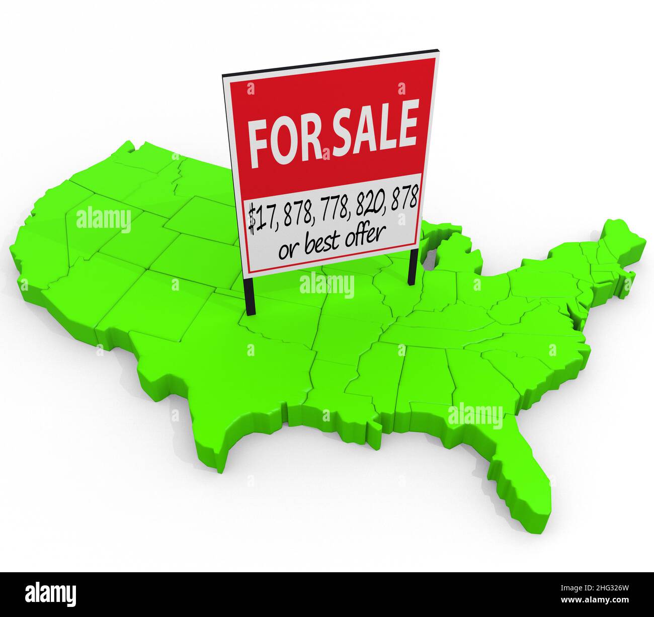 United states wealth map hi-res stock photography and images - Alamy