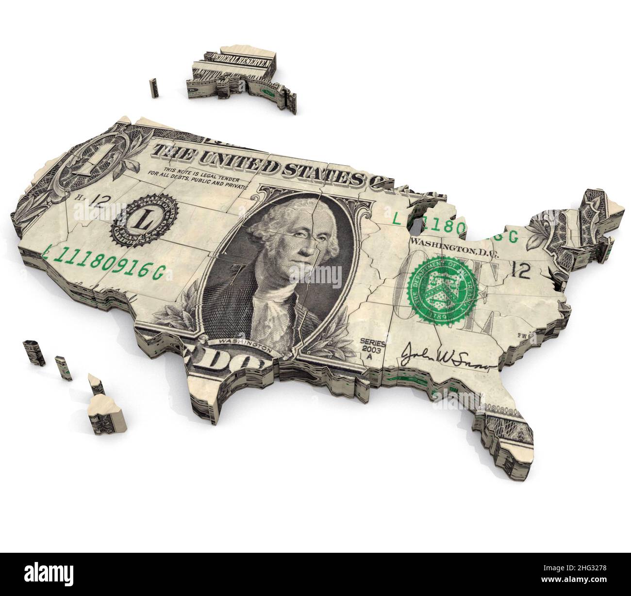 United States Of Dollars Stock Photo - Alamy