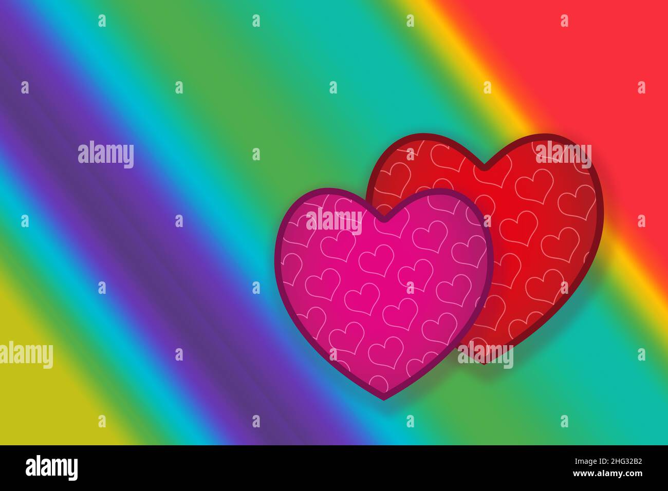 Elegant decorative heart pattern design for fabric, wallpaper, gift ...