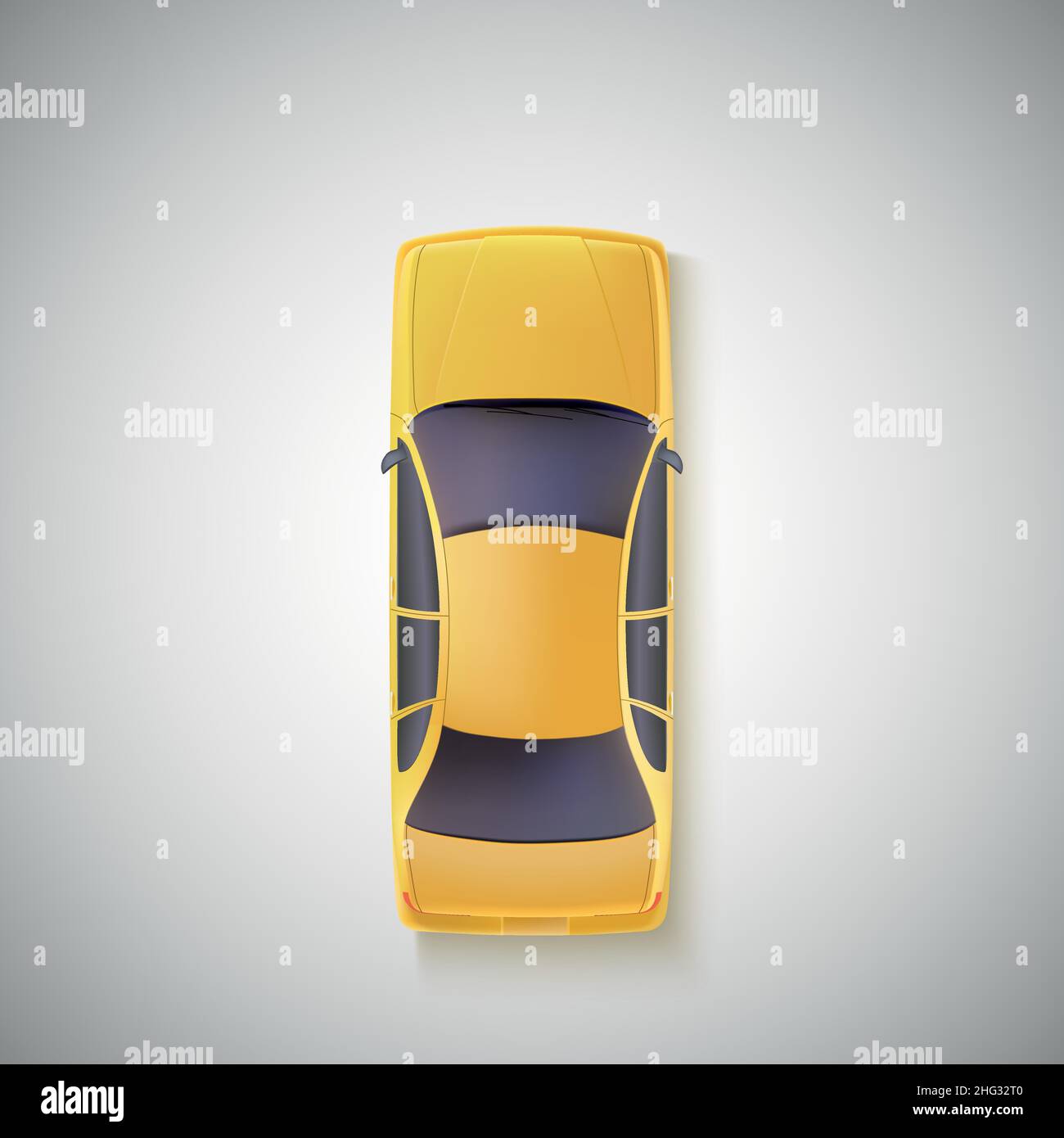 Side view yellow model Stock Vector Images - Alamy