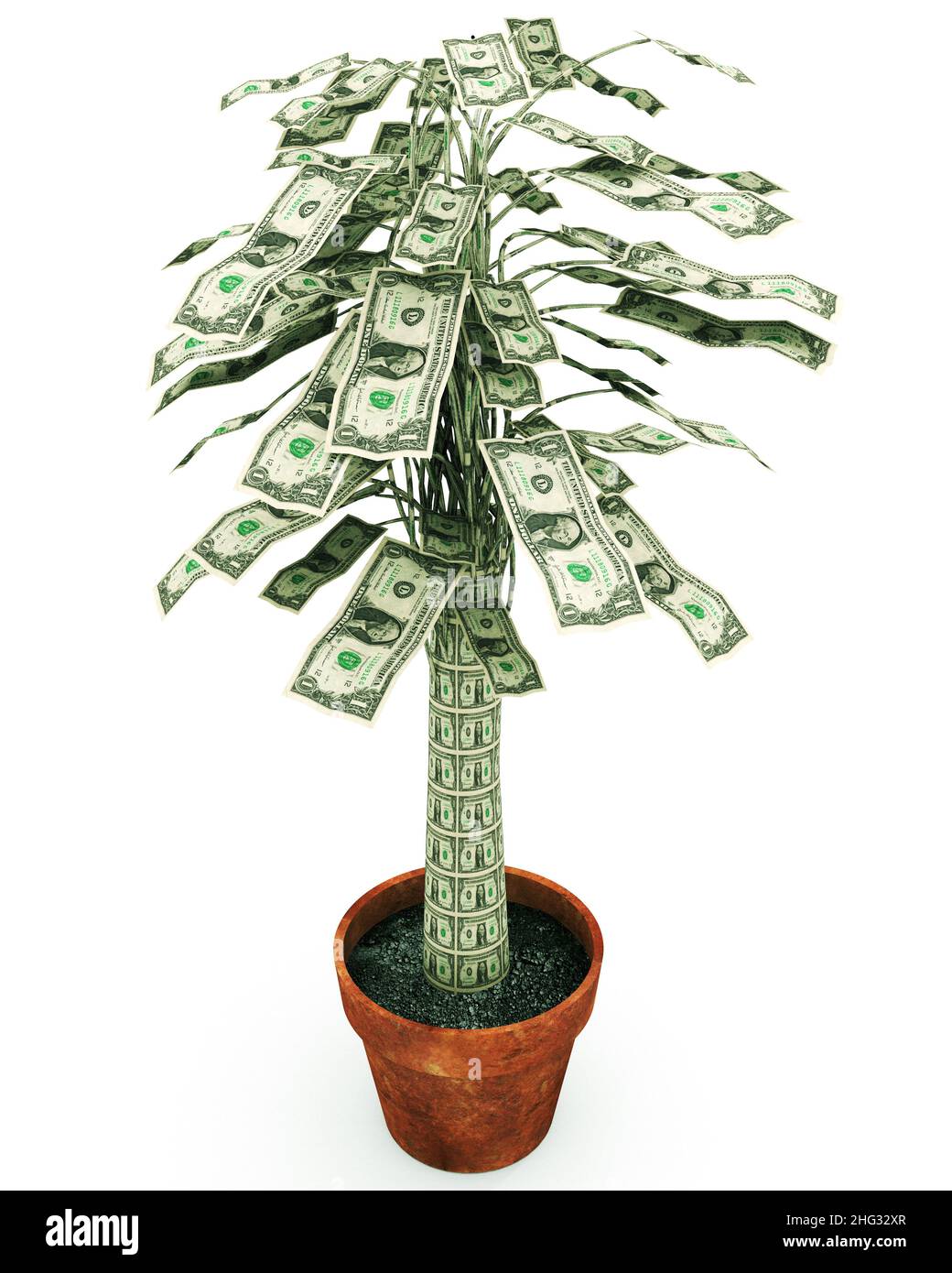 Money Tree An illustration related to growing wealth or the phrase on ...