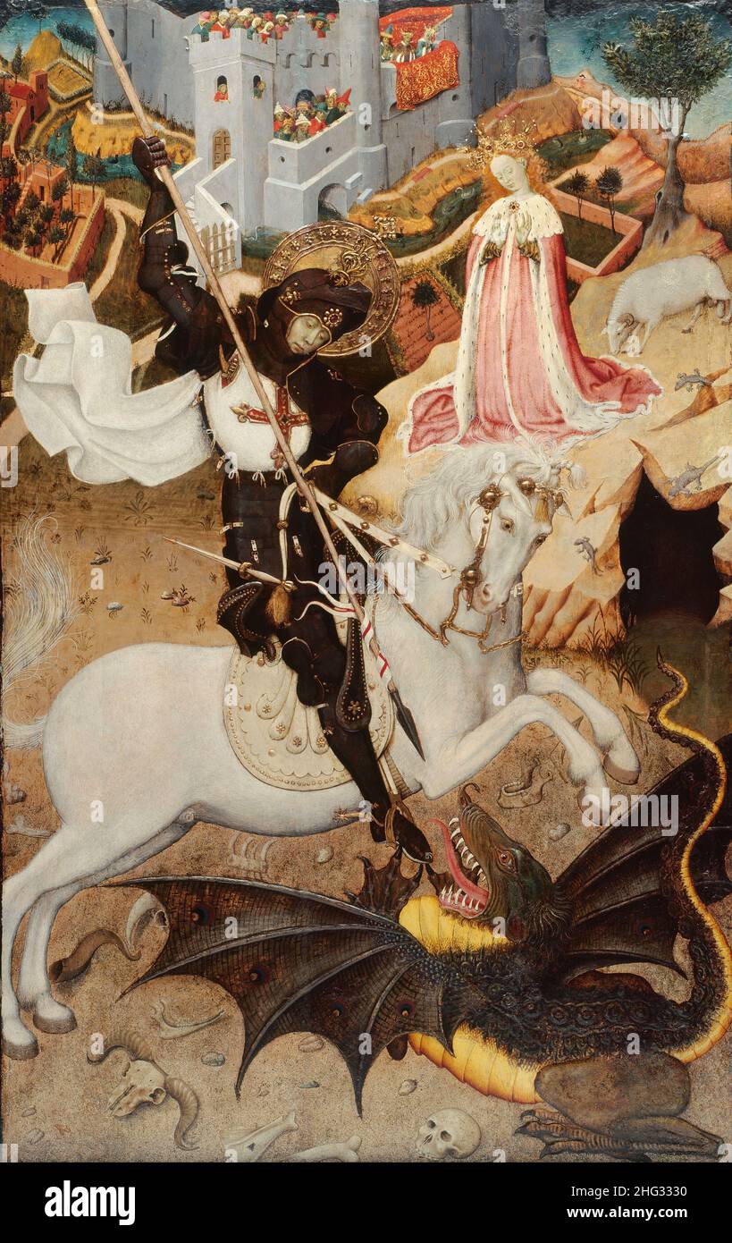 Saint george fighting the dragon hi-res stock photography and images ...