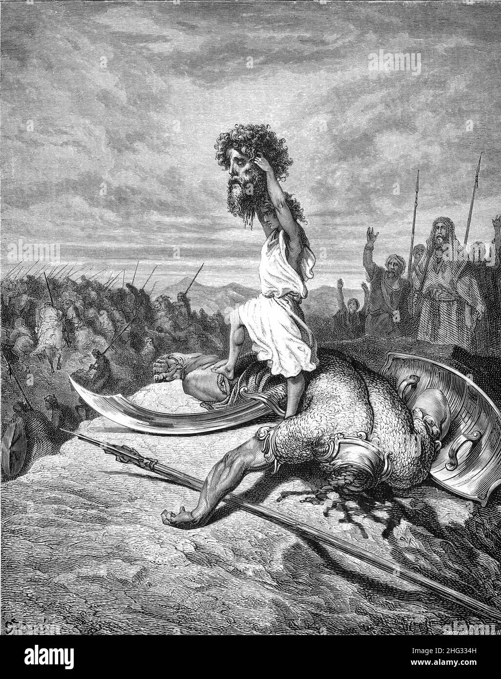 David & Goliath Stock Photo - Alamy