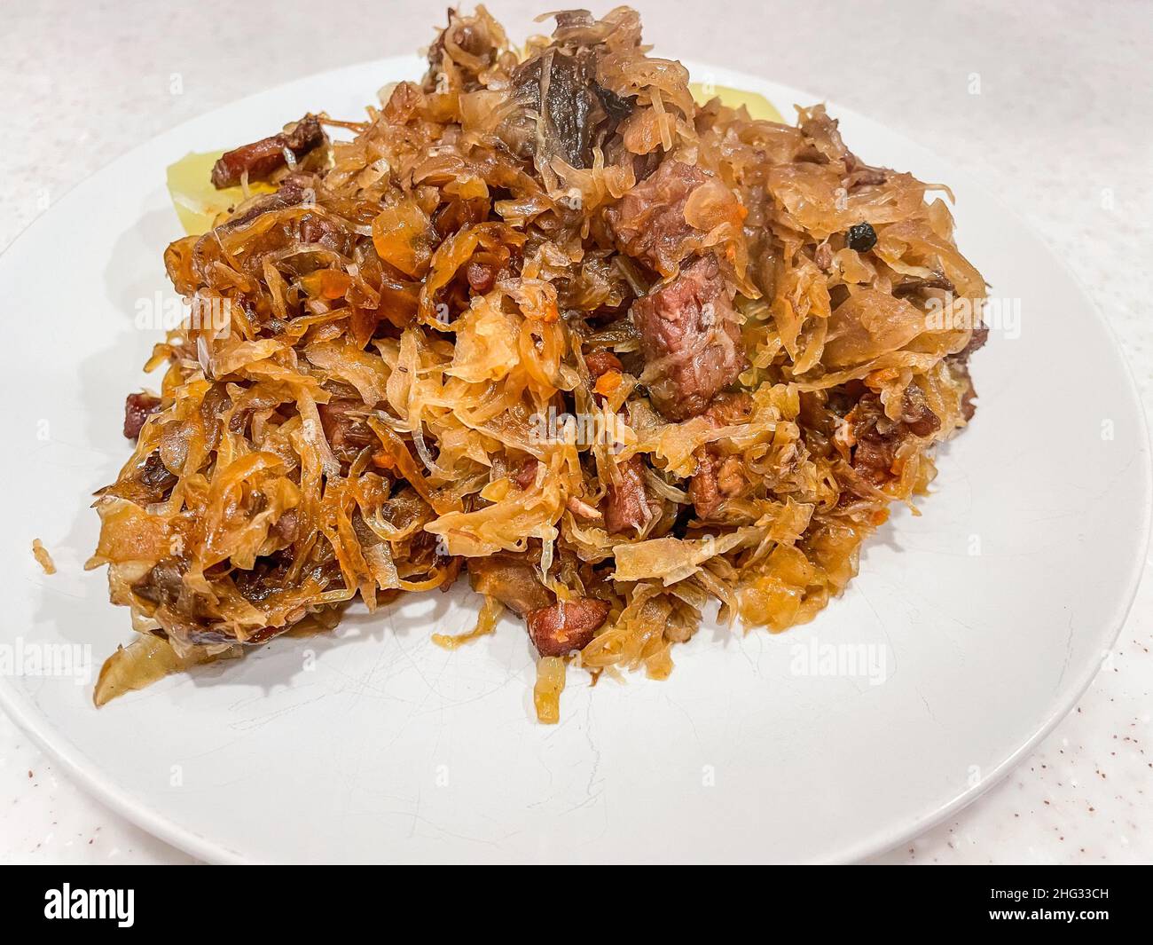 Bigos is a traditional stew typical of Polish and Lithuanian cuisines ...