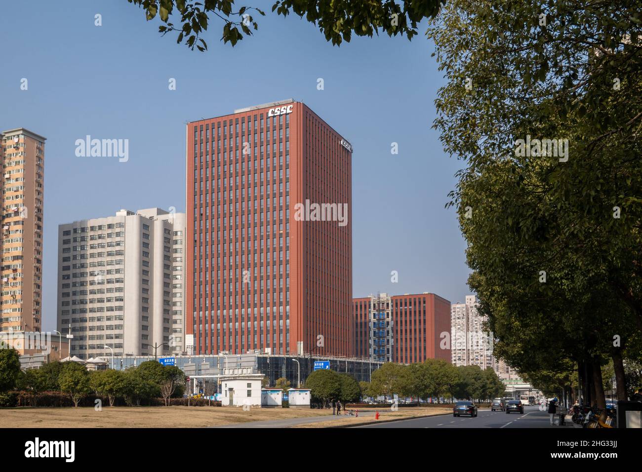 SHANGHAI, CHINA - JANUARY 18, 2022 - A view of the CSSC China ...
