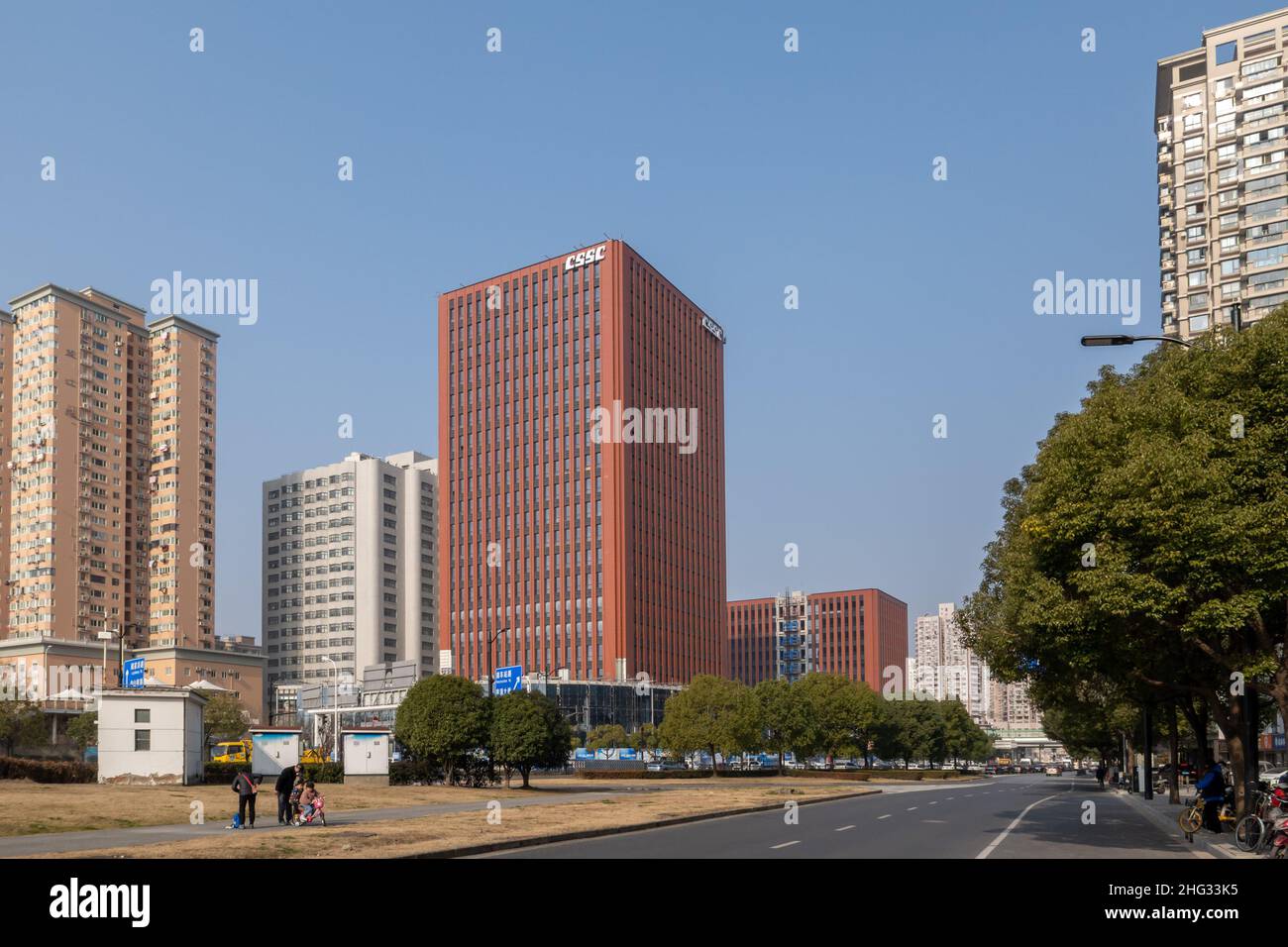 SHANGHAI, CHINA - JANUARY 18, 2022 - A view of the CSSC China ...