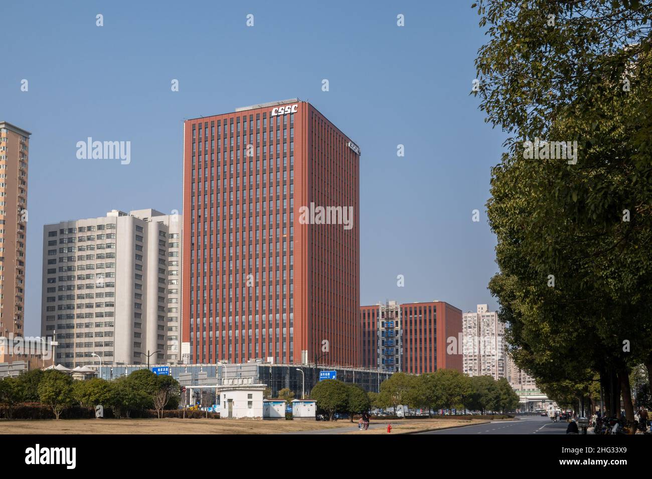 SHANGHAI, CHINA - JANUARY 18, 2022 - A view of the CSSC China ...