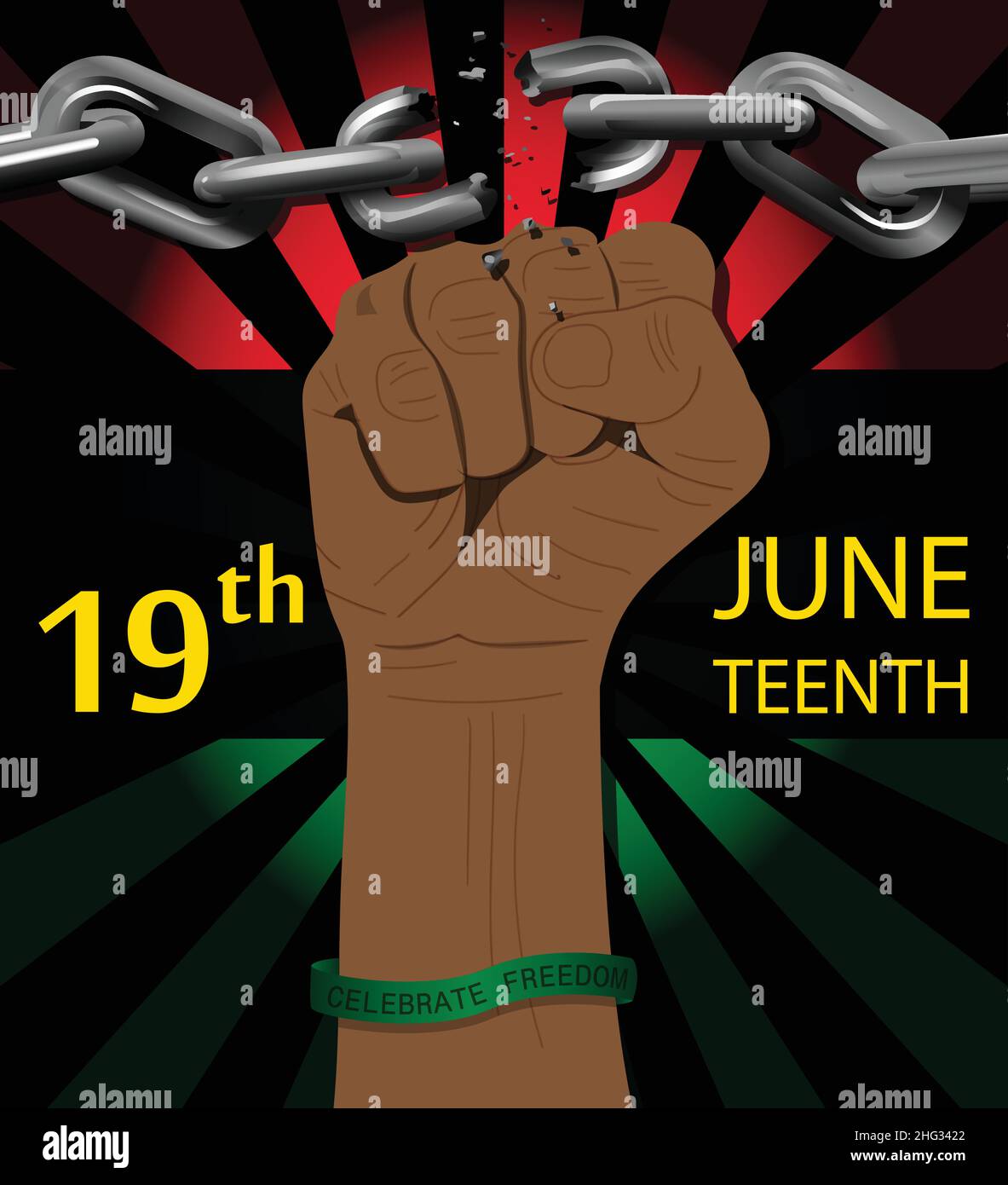 Juneteenth Independence Day. Freedom or Emancipation day. Annual ...
