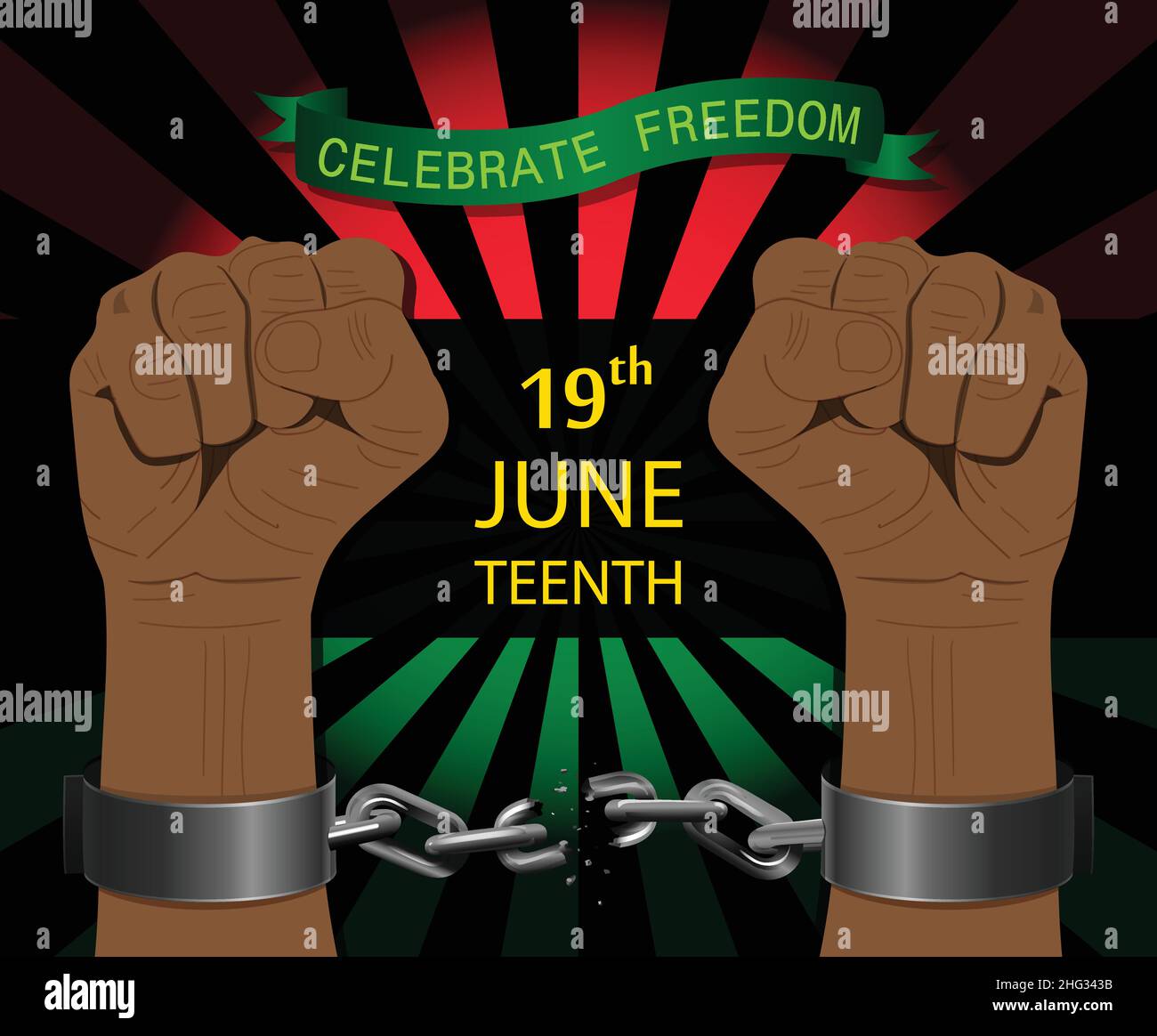Juneteenth Independence Day. Freedom or Emancipation day. Annual ...