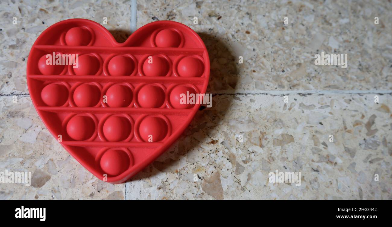 Colorful Push Pop It Bubble Sensory Fidget Toys of different shapes ...