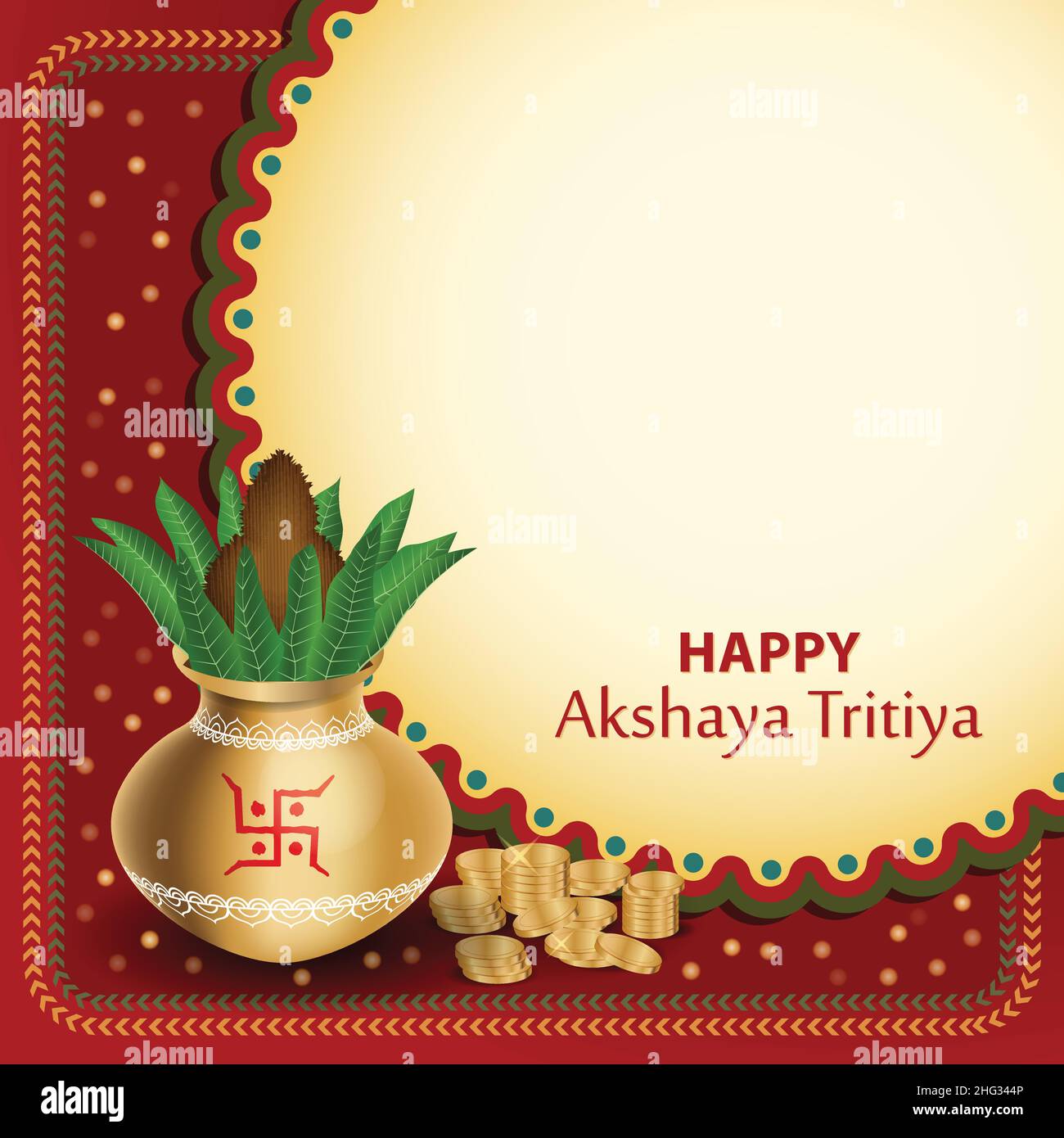 Akshaya tritiya Stock Vector Images - Alamy