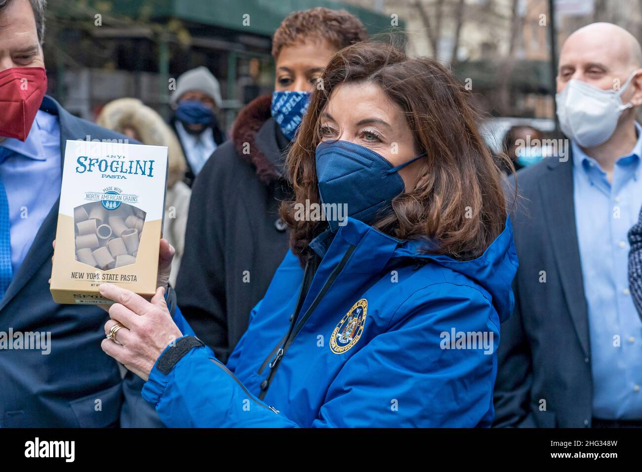 New York, United States. 17th Jan, 2022. New York Governor Kathy Hochul ...