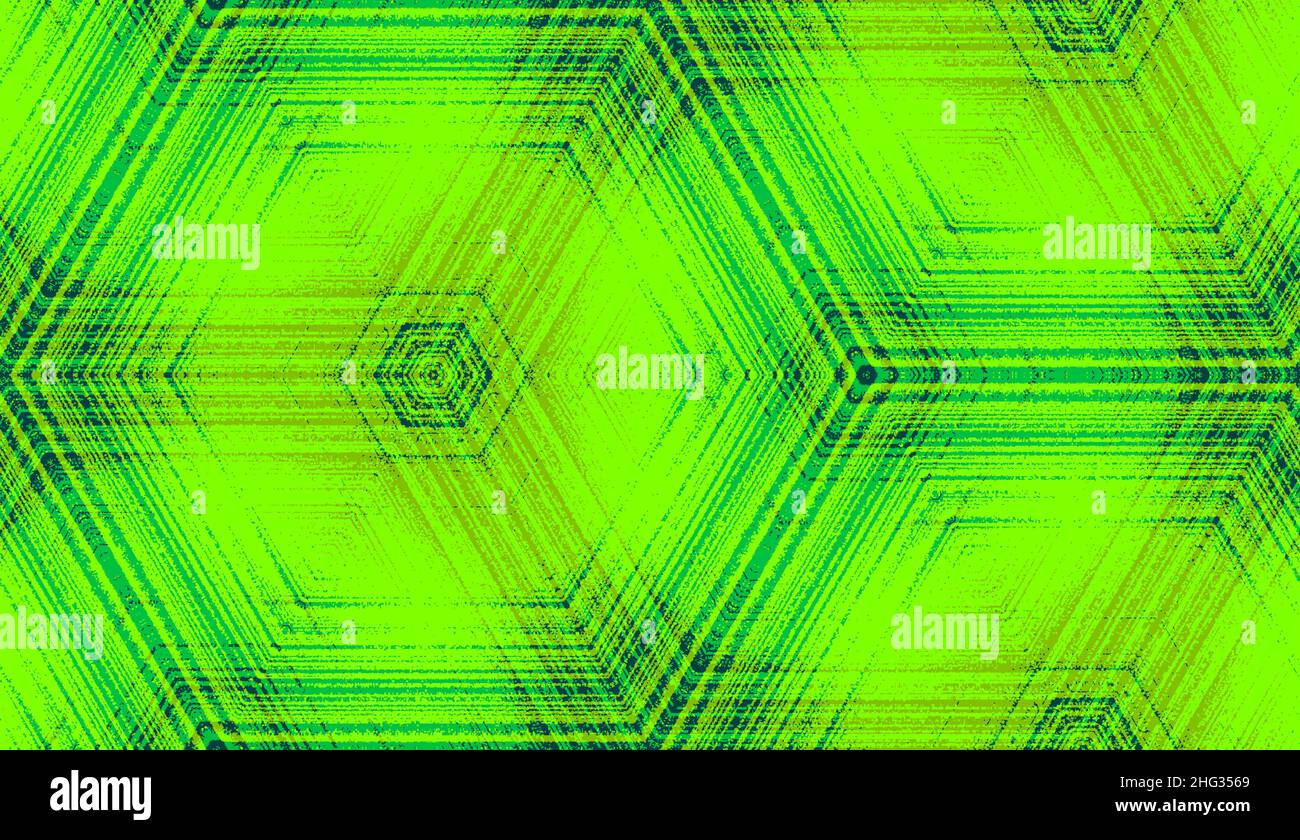 Seamless abstract geometric textured pattern in chartreuse green colors ...