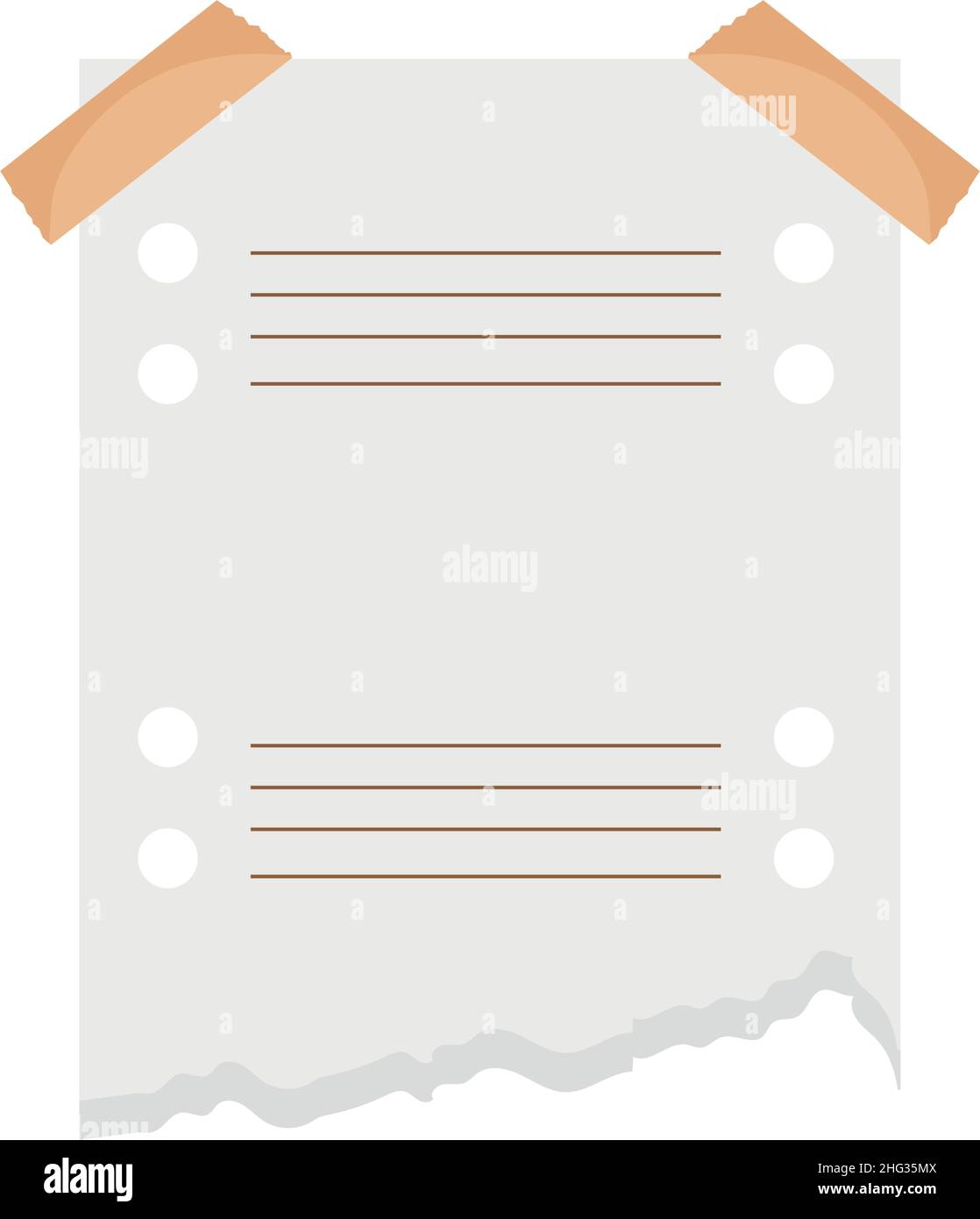 white torn paper Stock Vector Image & Art - Alamy