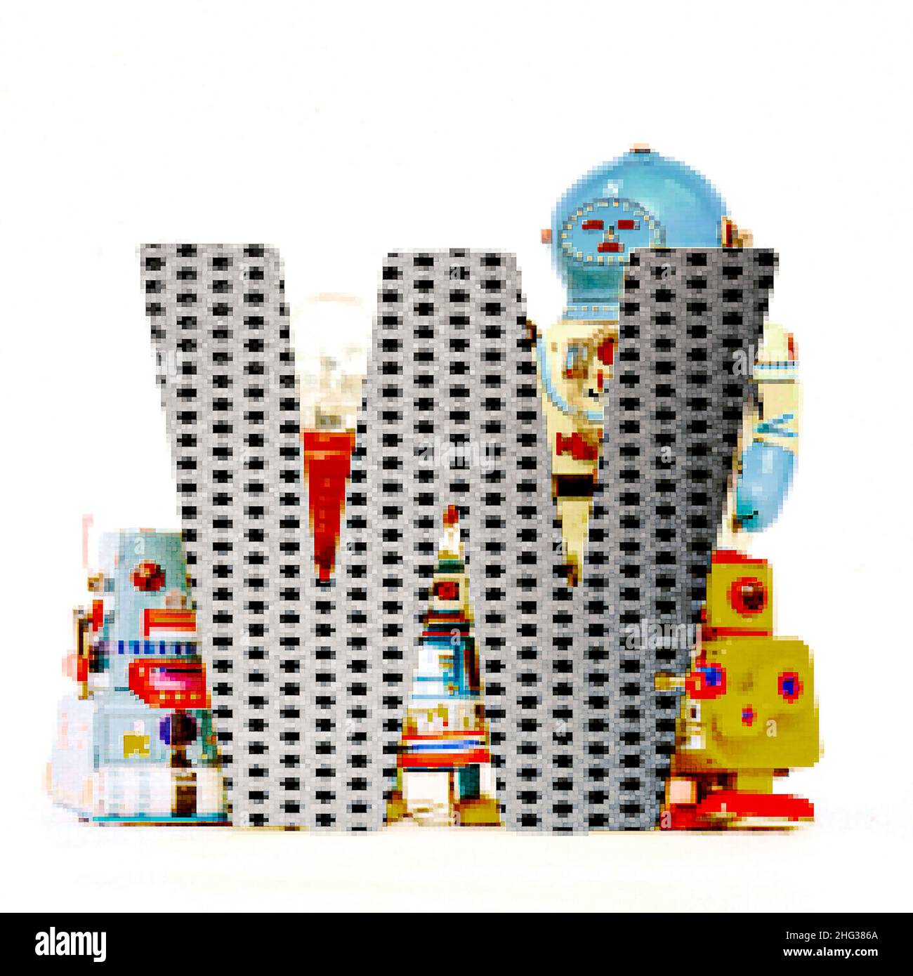 Big letter W Stock Photo - Alamy
