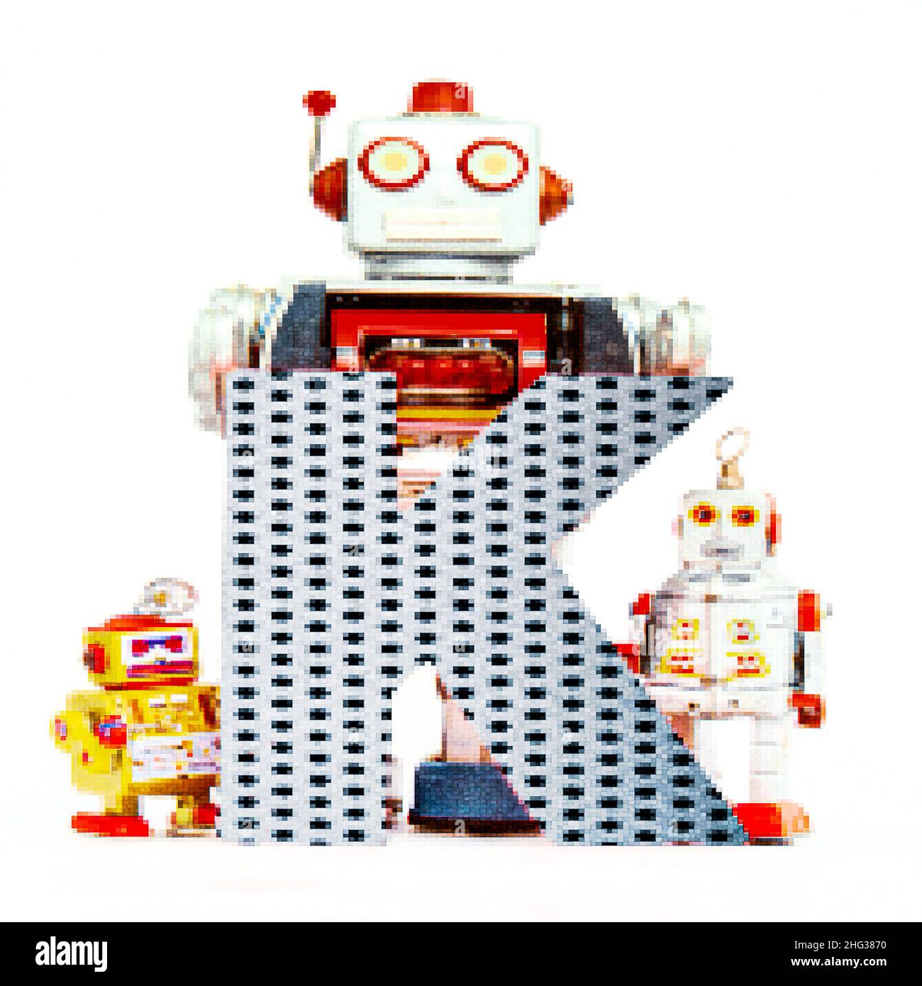 Kids fun with digital letter hi-res stock photography and images - Alamy