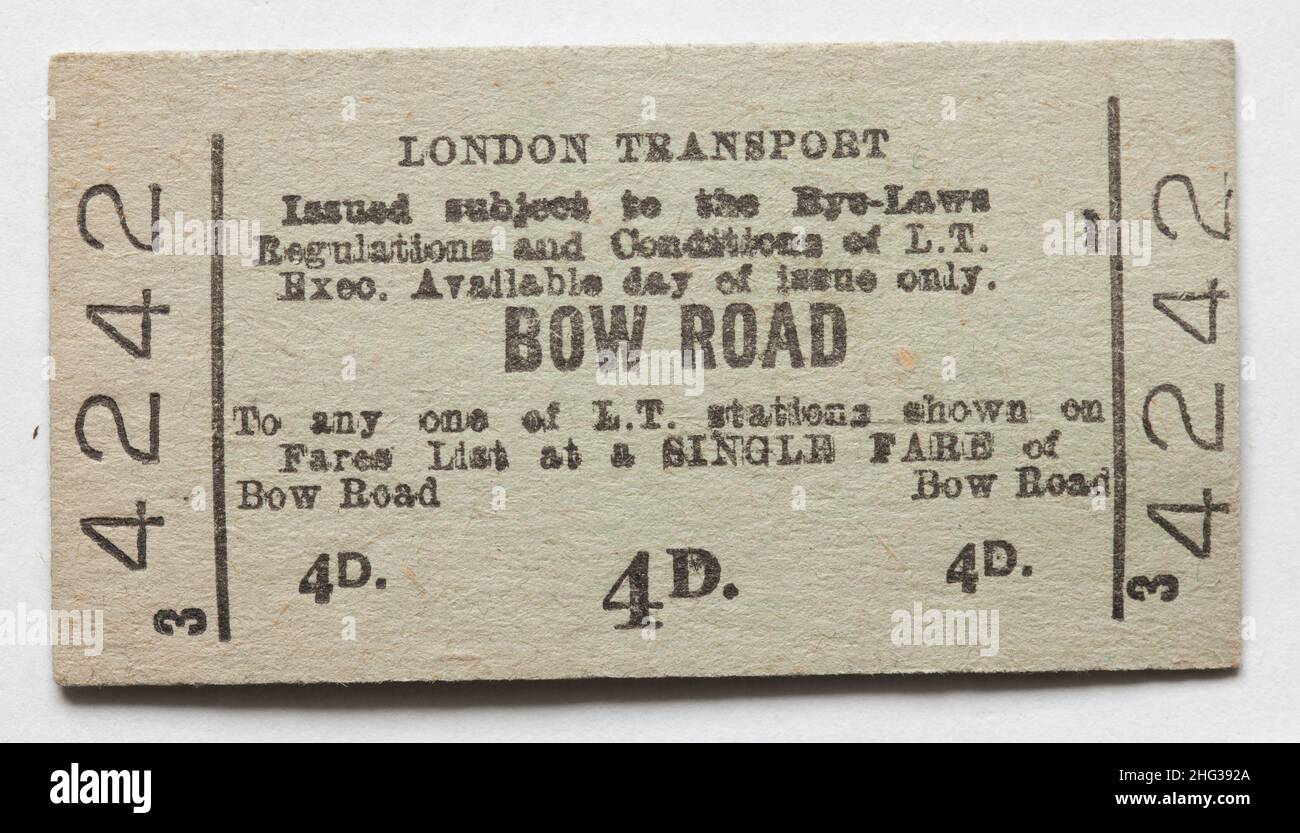 1960s train ticket hi-res stock photography and images - Alamy