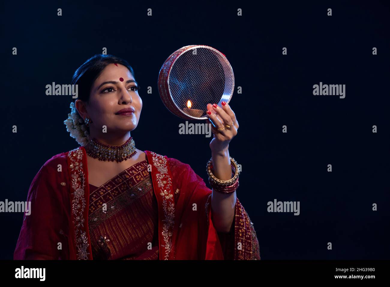 Moon ritual woman hi-res stock photography and images - Alamy