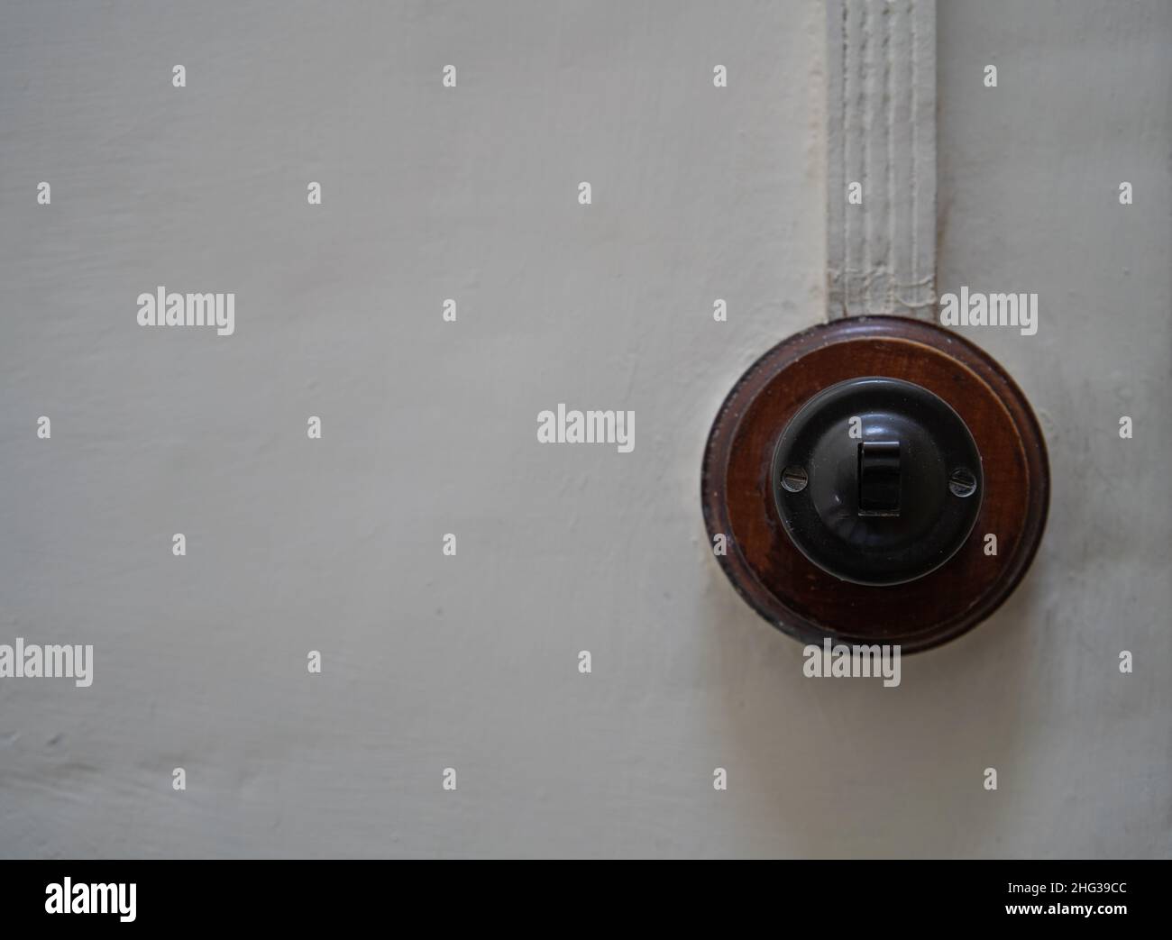 Retro Single Control Switch, Old-fashioned Flat Toggle Switch Mounted ...