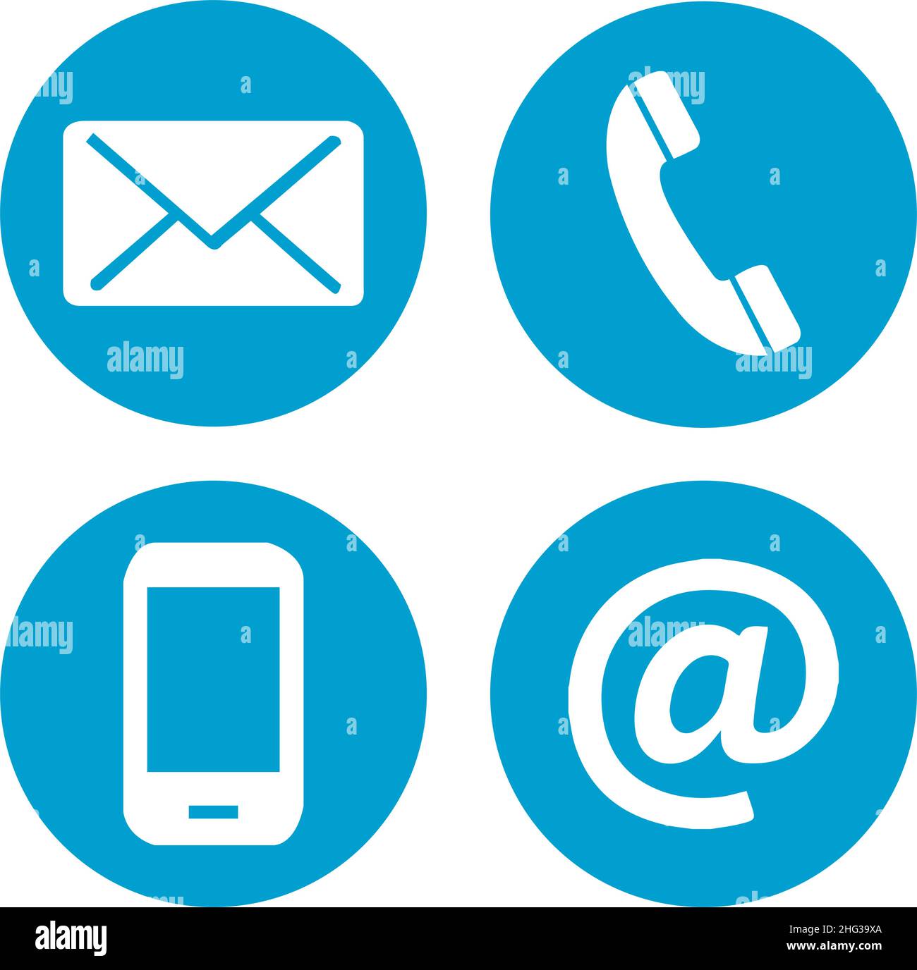 Communication flat vector icon set Stock Vector Image & Art - Alamy