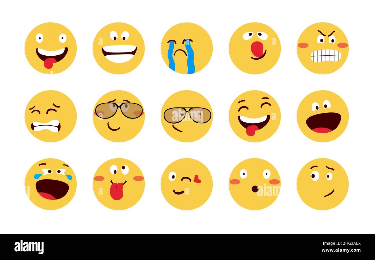 Emotion faces Cut Out Stock Images & Pictures - Alamy