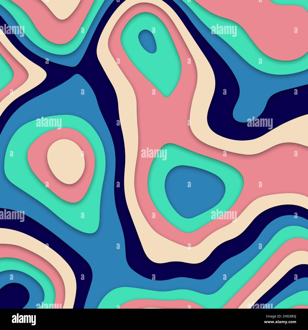 Abstract colorful papercut background design Stock Vector Image & Art ...