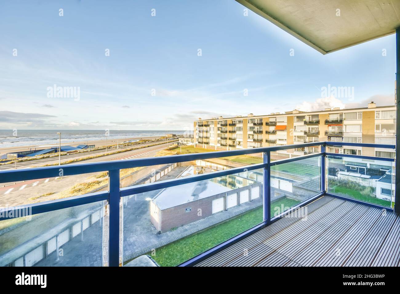 Amazing view from the balcony to the city Stock Photo - Alamy