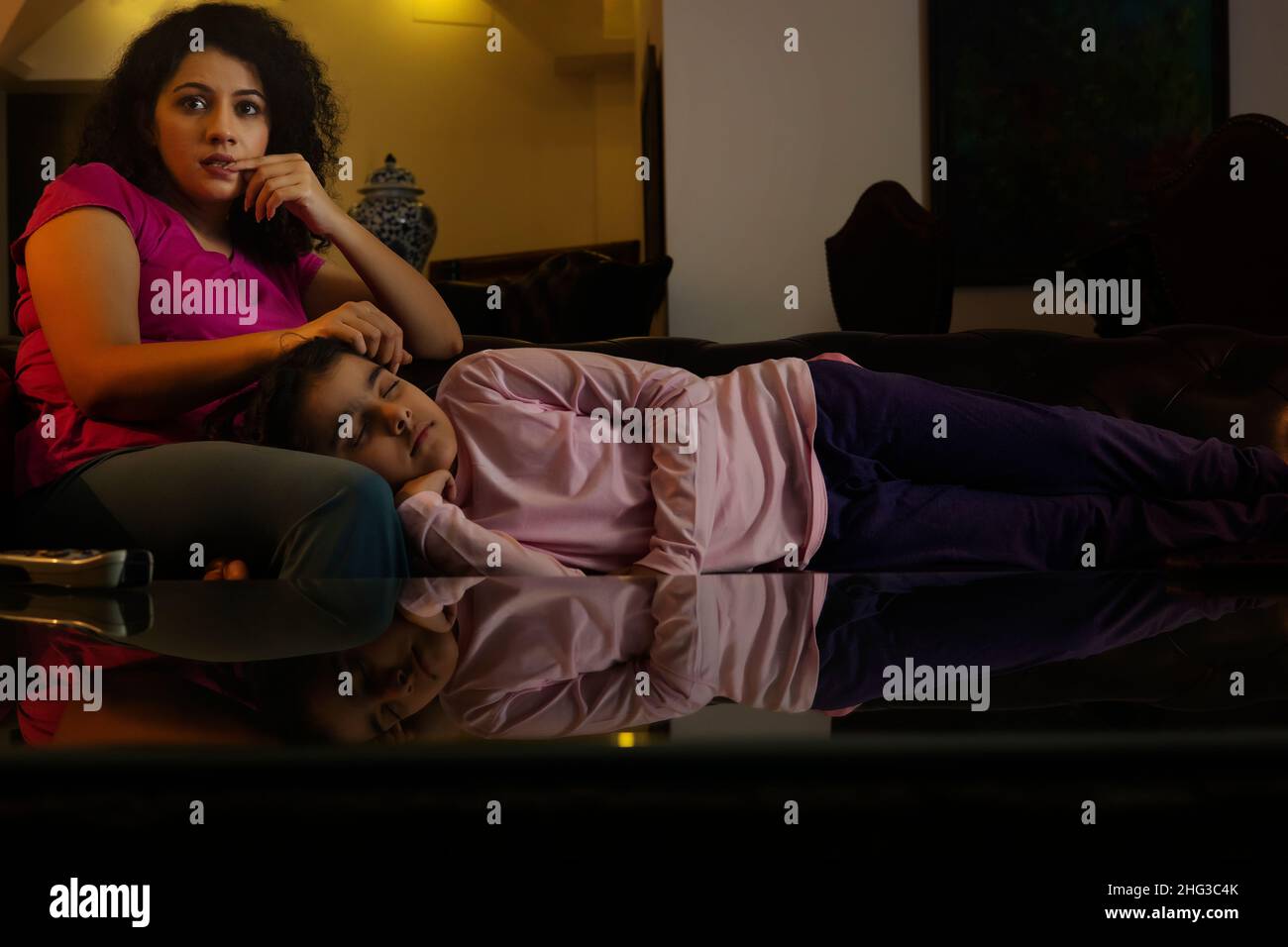 Woman sleeping lap hi-res stock photography and images - Alamy