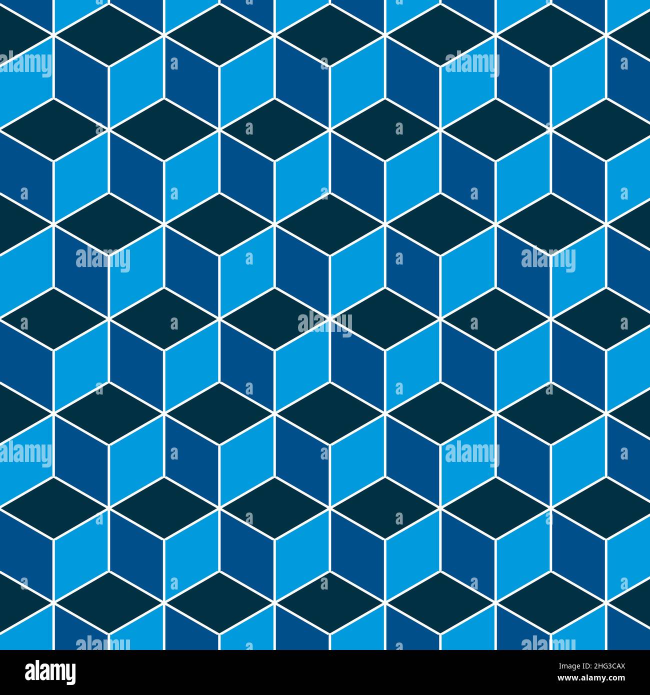 Vector Isometric Seamless Cube Patterns Geometric Abstract 3d Cube