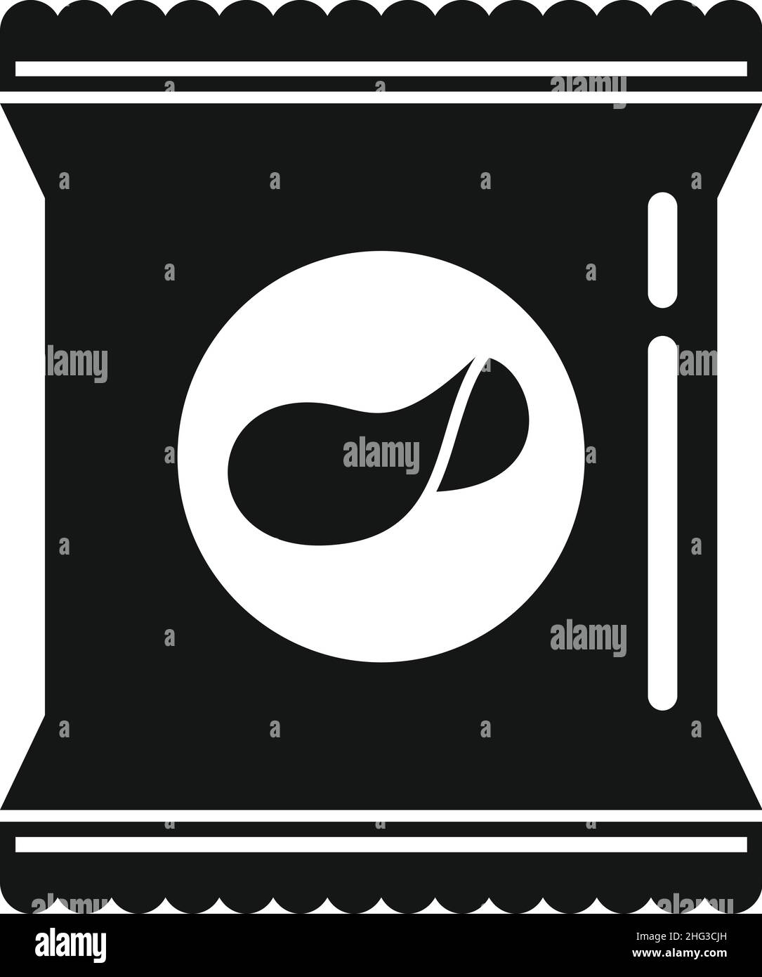 Chips pack icon simple vector. Granola food. Protein nutrition Stock ...