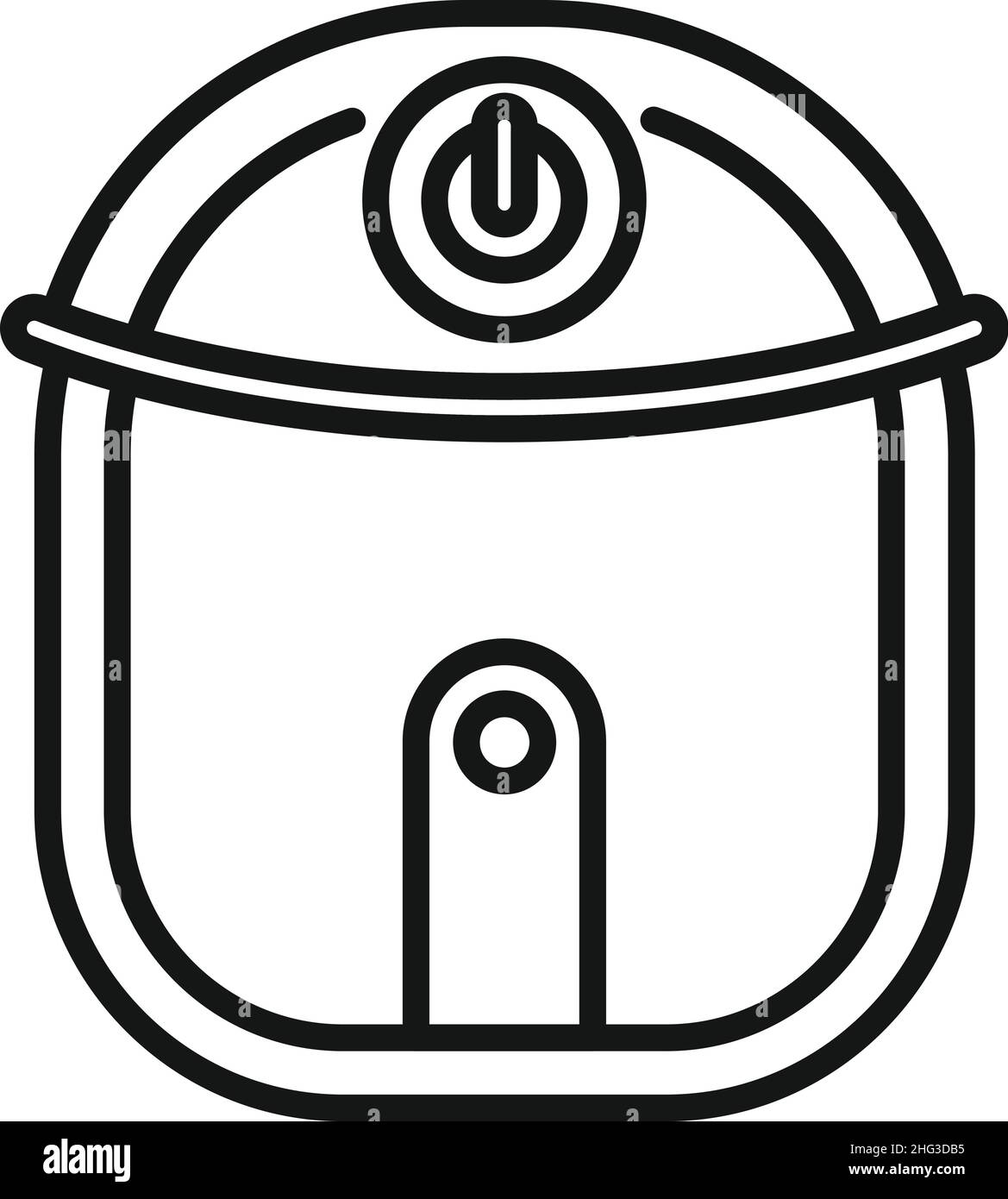 Foot bath water care icon outline vector. Feet spa. Pedicure massage ...