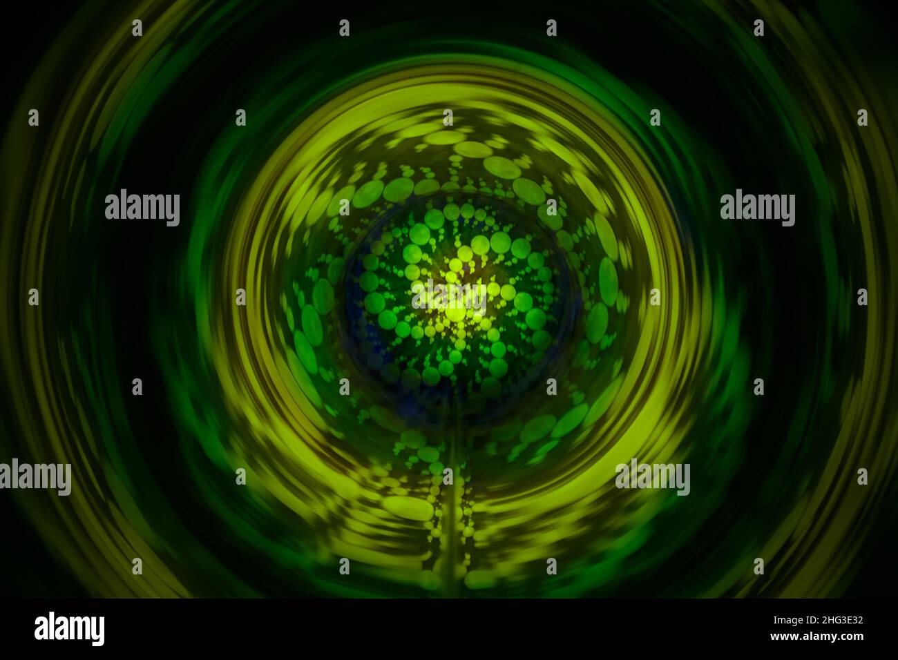 Sound waves in the visible full color in the dark Stock Photo - Alamy