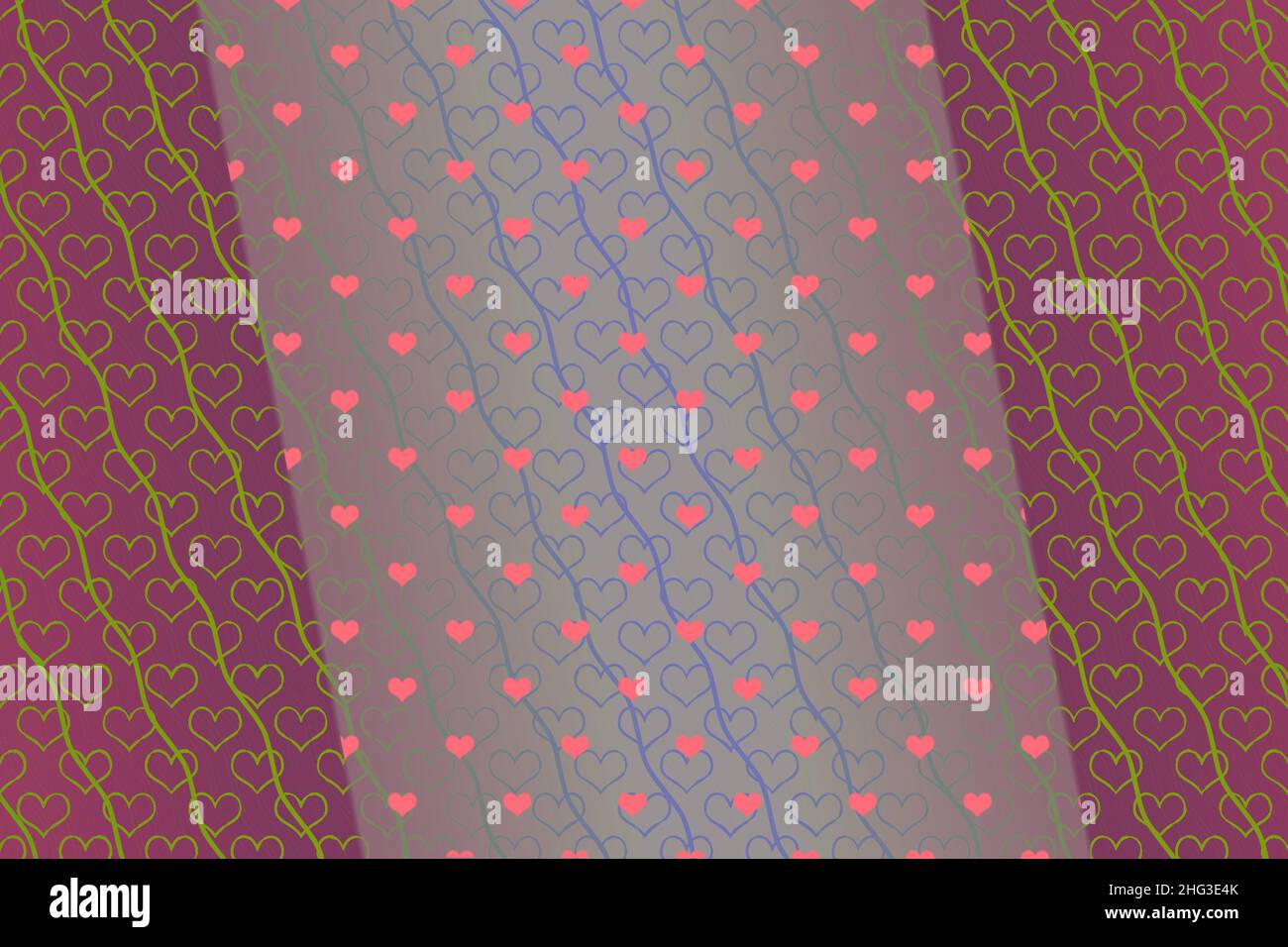 Valentine's Day template with heartsfor banners, inviations, advertisements, cards Stock Photo ...