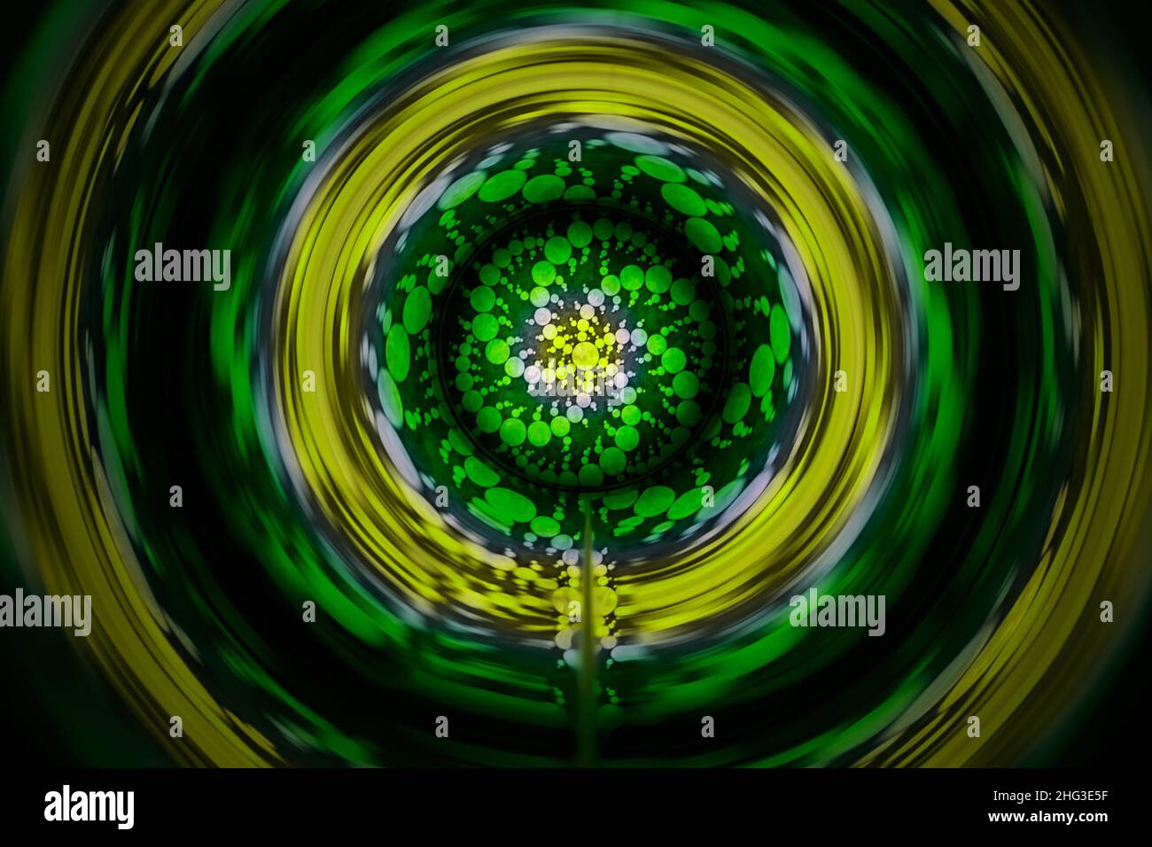 Sound waves in the visible full color in the dark Stock Photo - Alamy