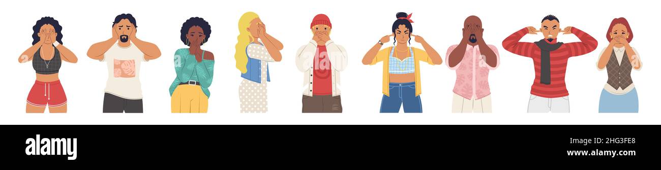 Human disregard Stock Vector Images - Alamy