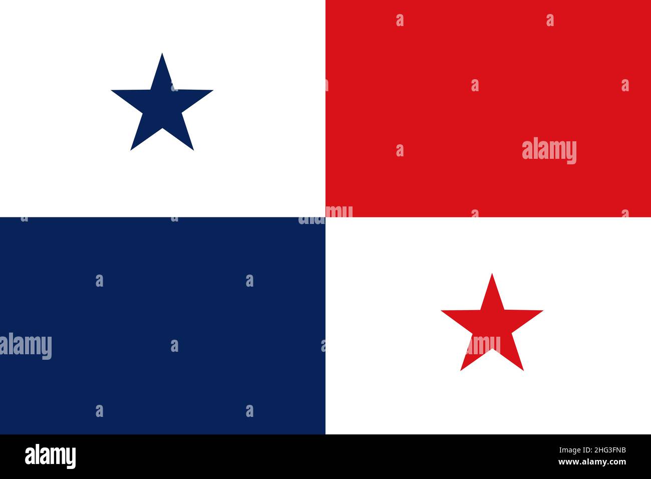 Abstract Flag of Panama. Vector illustration Stock Vector Image & Art ...